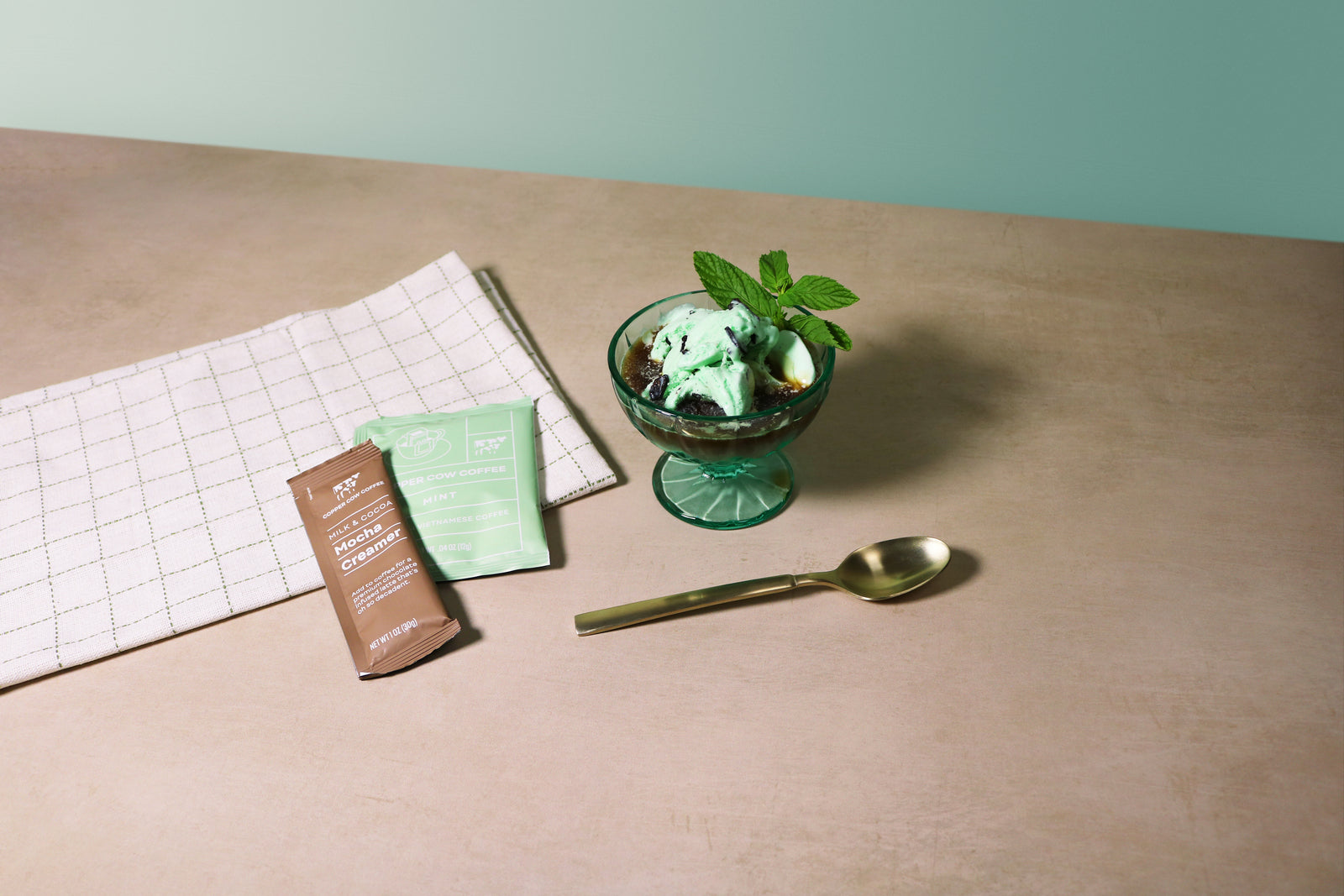 Mint Mocha Affogato Recipe – Copper Cow Coffee